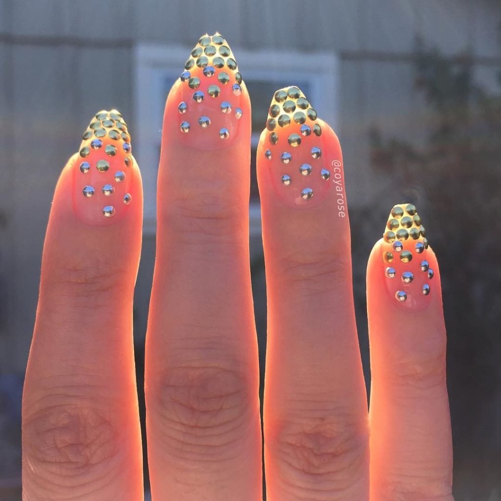 13 Striking Studded Nails to Unleash Your Inner Baddie