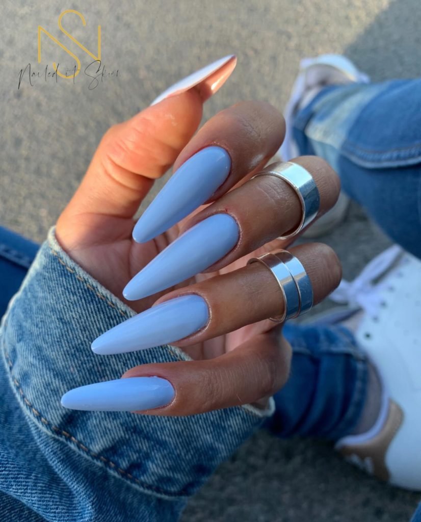 28 Super Cute Blue Nails Inspo for 2024