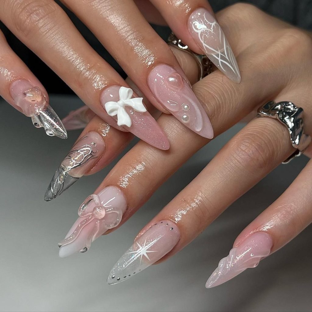 26 Super Cute Coquette Nails for a Girly & Aesthetic Manicure
