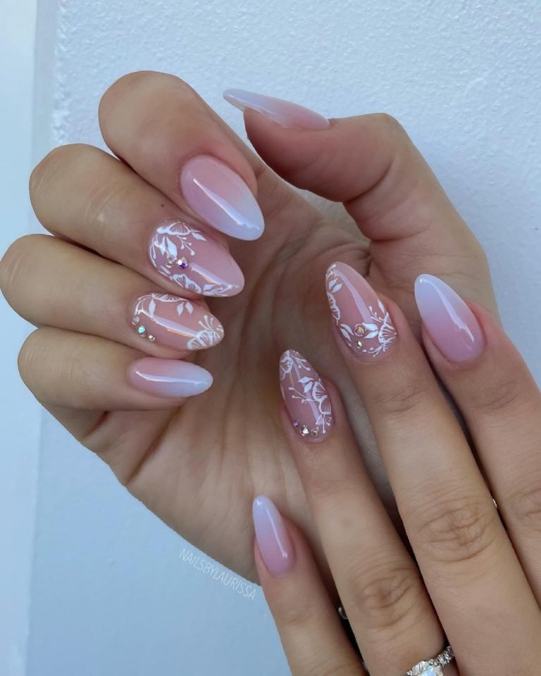 34 Gorgeous Wedding Nails for Your Big Day Mani Inspo