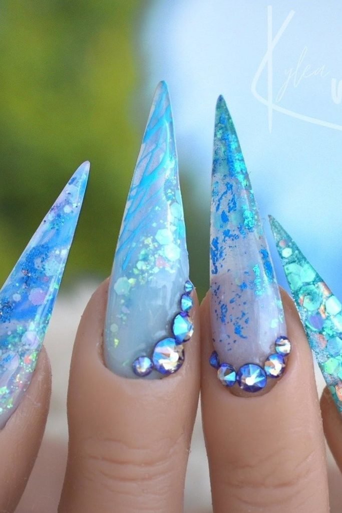 44 Gorgeous Mermaid Nails to Make You Feel like a True Ocean Goddess