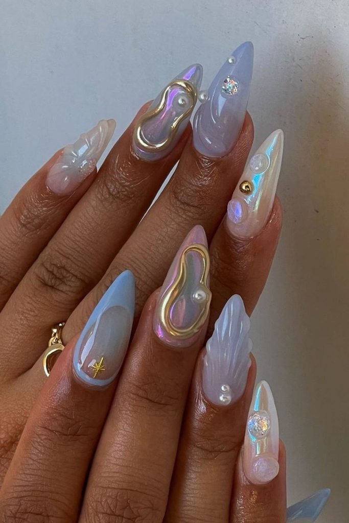 44 Gorgeous Mermaid Nails to Make You Feel like a True Ocean Goddess