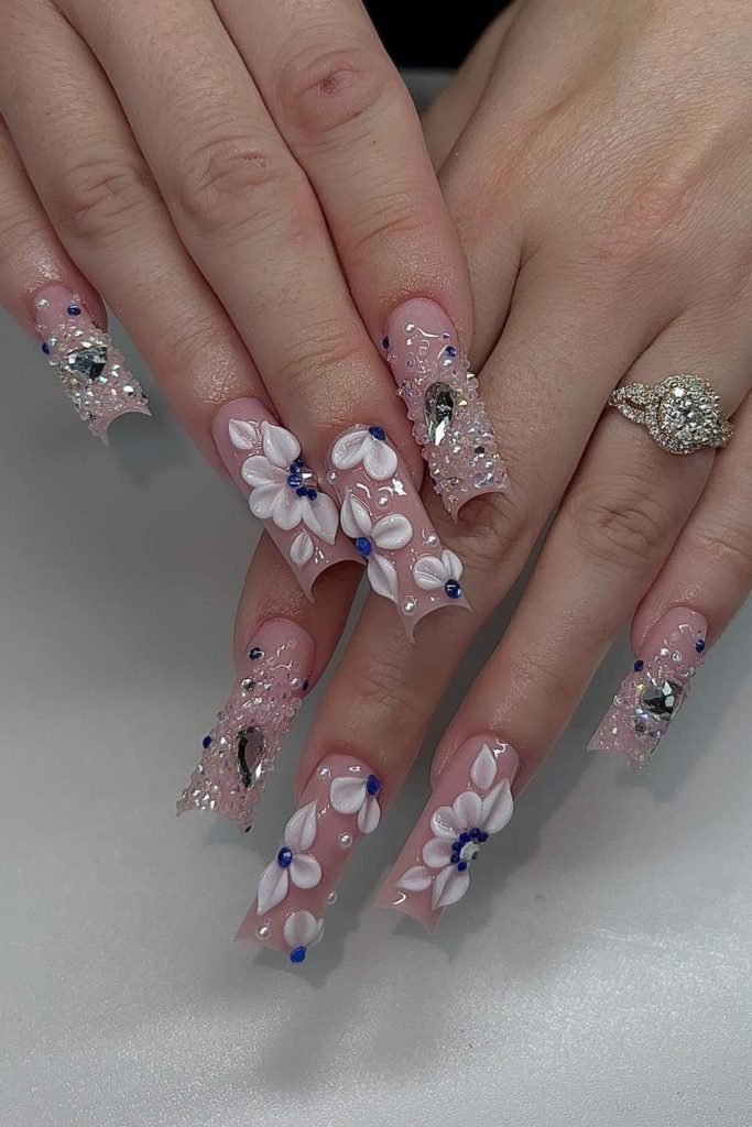 52 Super Cute Prom Nails to Feel Like a Princess