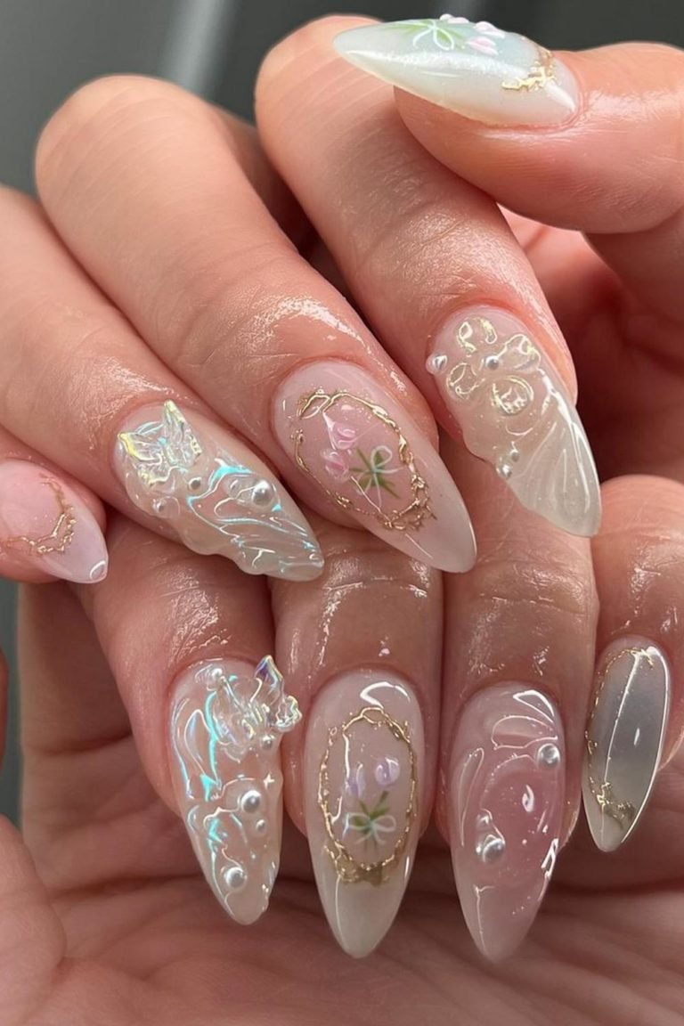 40 Super Cute Whimsical Nails for a Fun and Quirky Mani Inspo