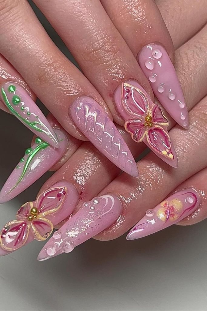 40 Super Cute Whimsical Nails for a Fun and Quirky Mani Inspo